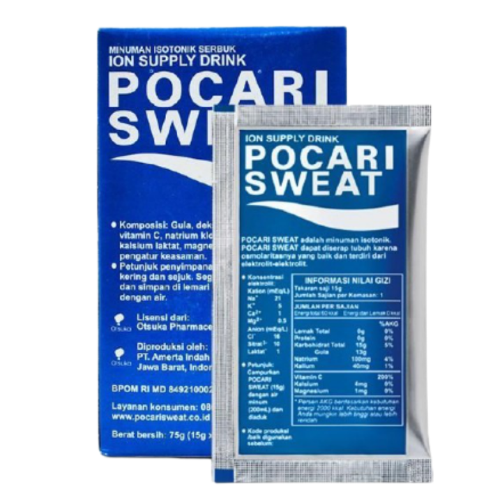 Pocari Sweat Isotonic Bubuk Serbuk Powder Sachet 75 Gr Pocari Sweat ...