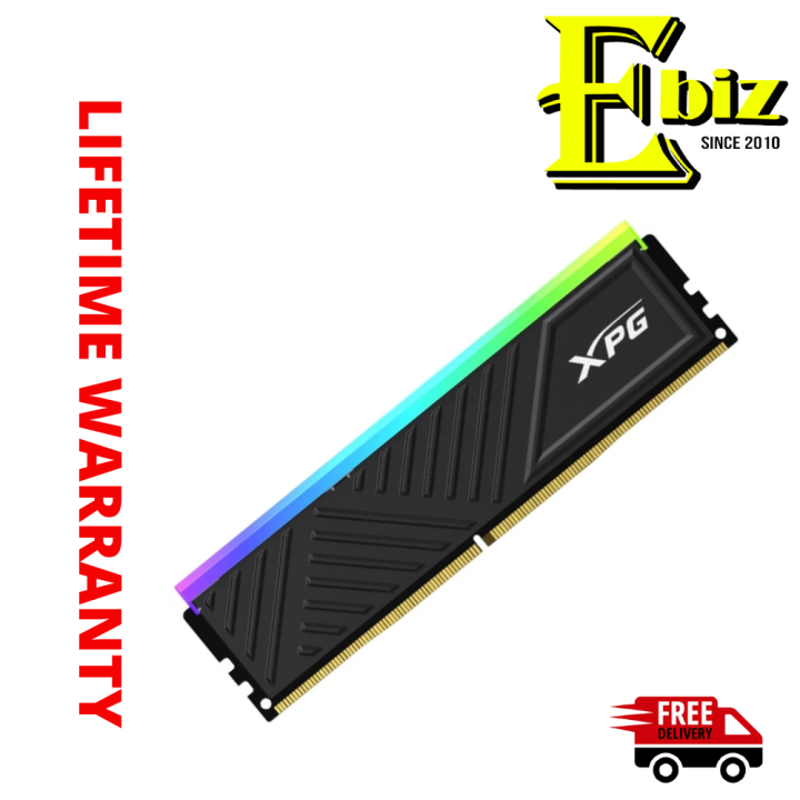 XPG Spectrix D35G RGB 8GB DDR4 3200MHZ Low Profile Heatsink Gaming ...