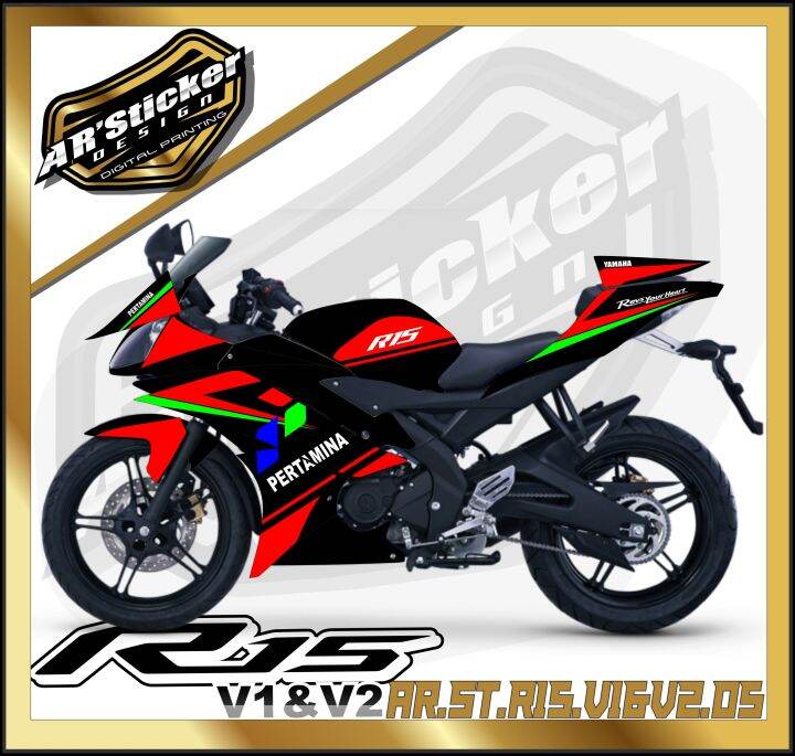 R15 Sticker Striping R15 V1 , V2 Stiker Motor Yamaha R15 V1, V2 List ...