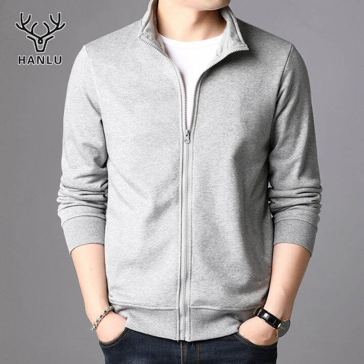 Hanlu แจ็คเก็ตทรงหลวมแจ็กเก็ตของผู้ชาย-เสื้อสเวตเชิ้ตของผู้ชาย | Lazada ...