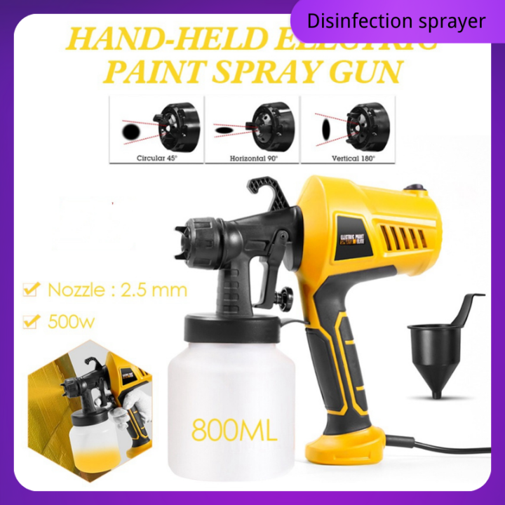 Paint Sprayer 500W Portable High Pressure Electric Home Cake Chocolate ...