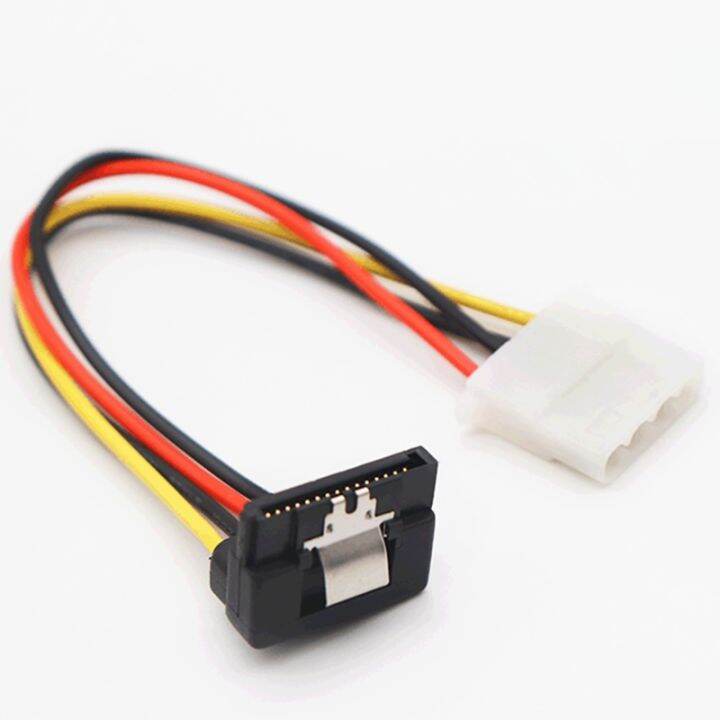 IDE 4Pin Molex Female To 90 Degree SATA 15Pin Female With shrapnel ...