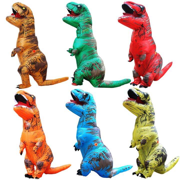 Надувной Костюм Динозавра Party Costumes Inflatable Dinosaur Men ...