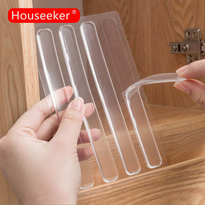 Houseeker 4/8/10pcs Self Adhesive Buffer Pads Silicone Door Stopper ...