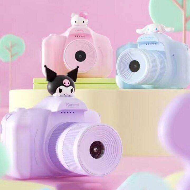 Kawaii Sanrio Anime Children Camera Cute Hello Kitty Cinnamoroll Kuromi ...