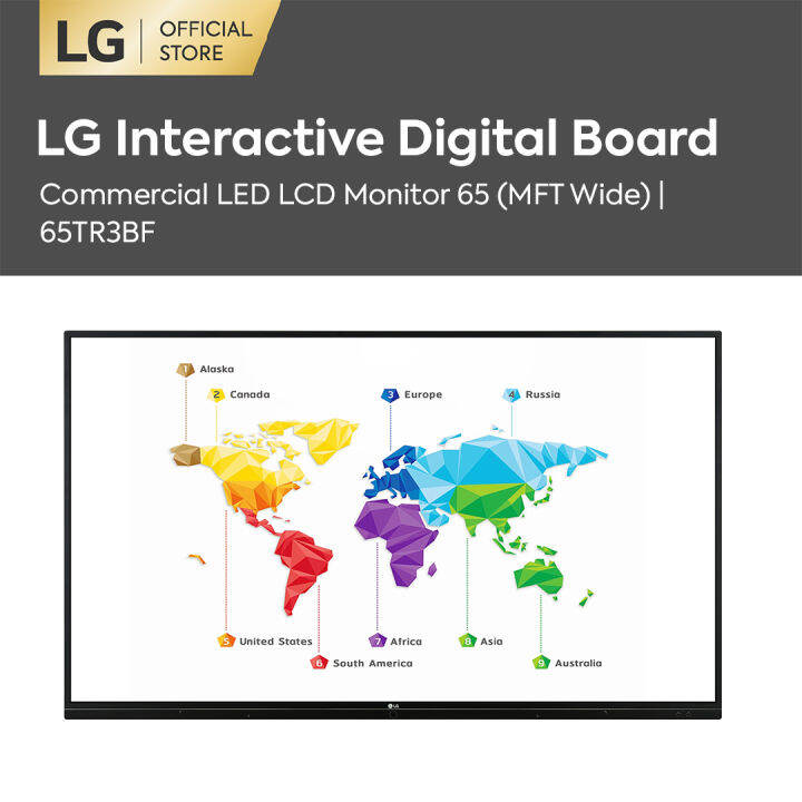 LG Interactive Digital Board 65TR3BF Commercial LED LCD Monitor 65 (MFT ...