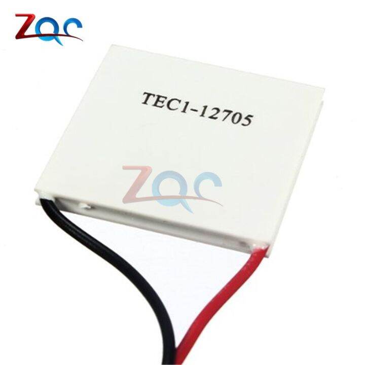 Tec1-12705ฮีทซิงค์เครื่องทำความเย็นเทอร์โมอิเล็กทริคเย็นแผ่น Peltier ...