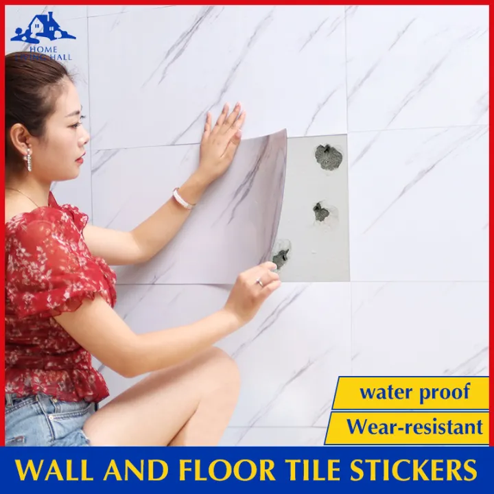 wall sticker tile floor stickers waterproof floor sticker floor ...