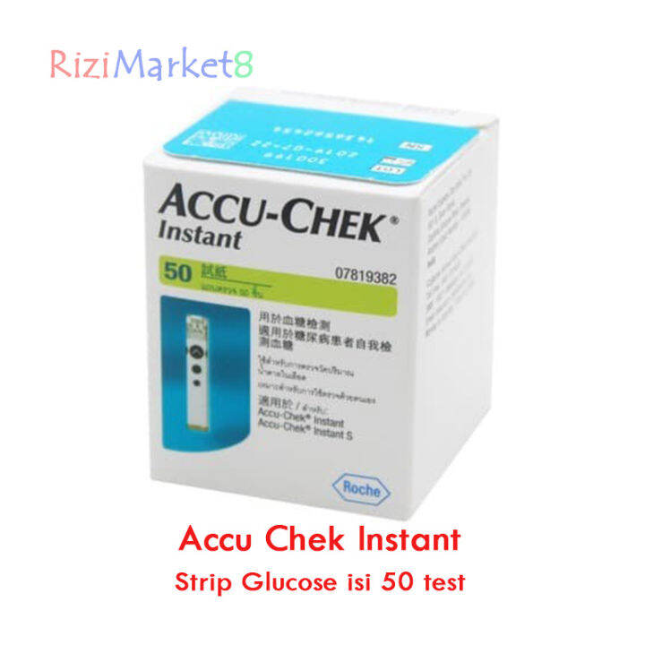 Accu Chek Instant Strip isi 50 - Accu Check Instant Strip Glucose isi ...