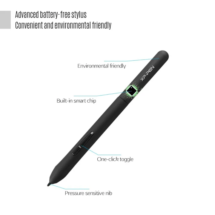 XP-PEN P01 Battery-free Passive Stylus Drawing Tablet Pressure Pen for XP-PEN Star 01/ 02/ 03 ...