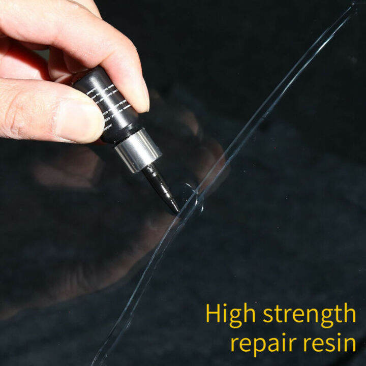 5PCS Cracked Glass Repair Kit Windshield Nano Repair Liquid DIY Car ...