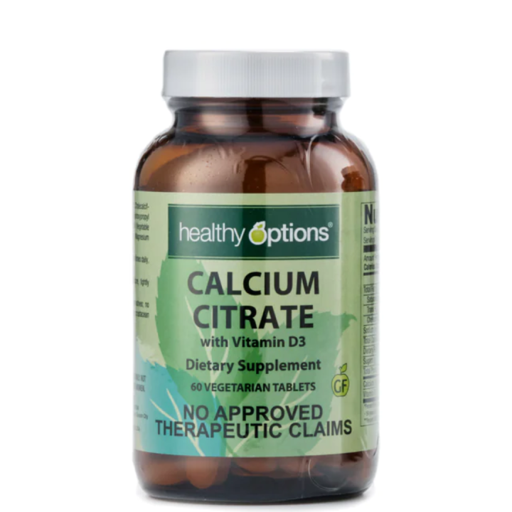 Healthy Options Calcium Citrate with Vitamin D3 60 Tablets | Lazada PH