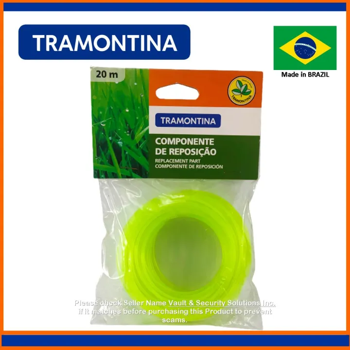 Tramontina Nylon Grass Trimmer Line 1.8mm x 20 meter Made in Brazil ...