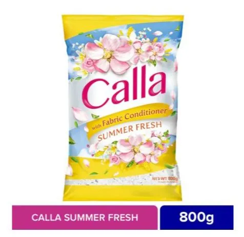 Calla Powder with Fabric Conditioner Summer Fresh 800G | Lazada PH