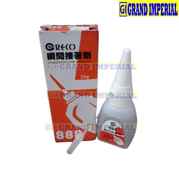 Greco 888 Cyanoacrylate Adhesive 20g Super Glue Grand Imperial ...