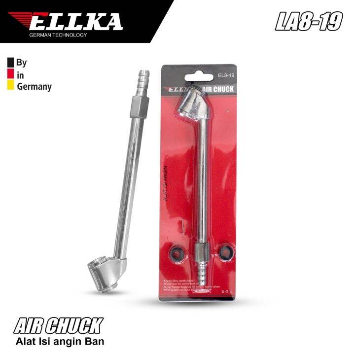 ELLKA Air chuck Kepala Isi Angin 6 Inch Air Chuck Ban Tire Chuck ...