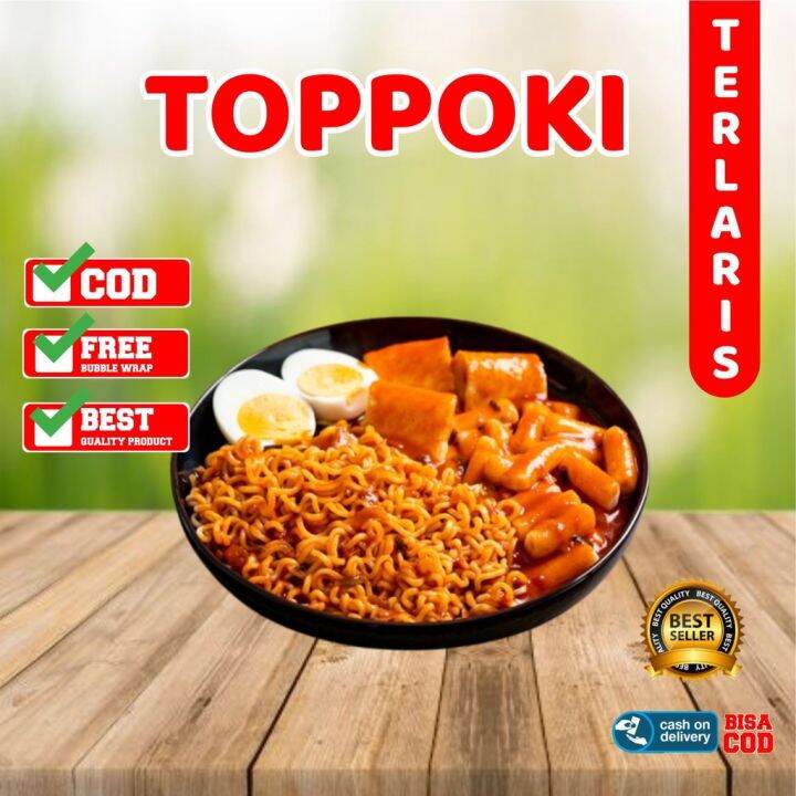 RABBOKI HALAL / TOPPOKI HALAL / MAKANAN KOREA SPICY | Lazada Indonesia
