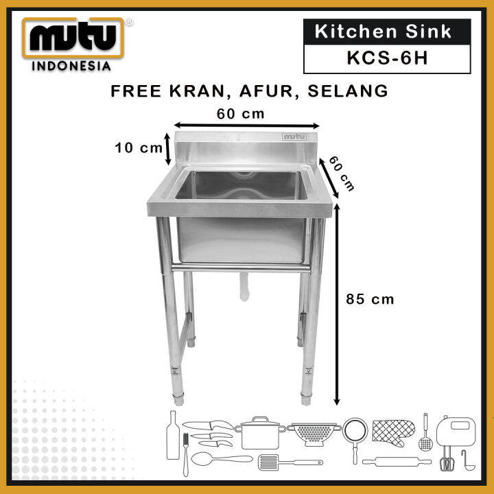 Tempat Cuci Piring Restoran / Kitchen Sink / Sink Stainless / KCS-6H ...