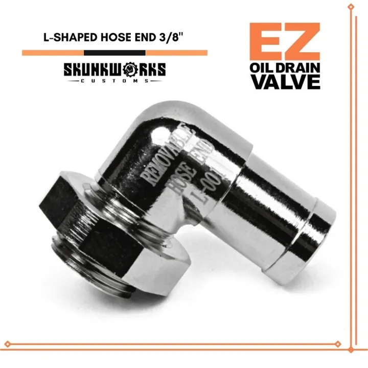 EZ Oil Drain Valve Hose End (L-Shaped Hose End) | Lazada PH