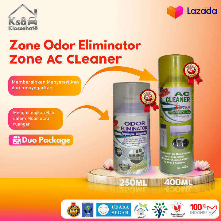 Ac Cleaner Spray Pembersih AC dan Odor Eliminator Zone Original ...