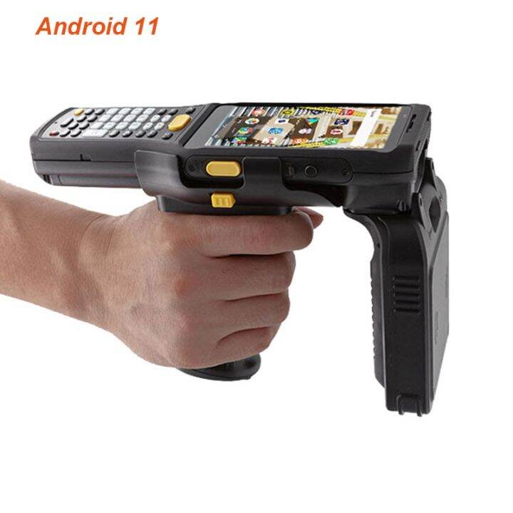 Android 11 Long Range RFID Reader Writer 2D UHF RFID ReaderIP67 Rugged ...