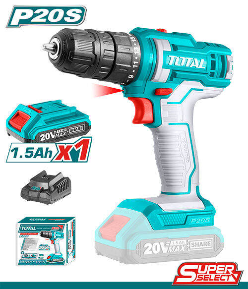 Máy khoan dùng pin Lithium-ion 20V Total TDLI20051 chính hãngxsafextools | Lazada.vn
