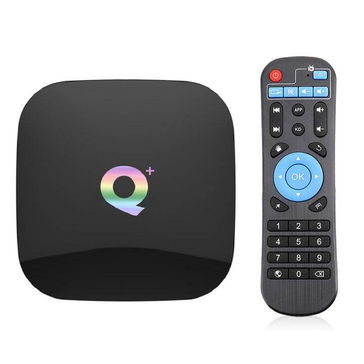 Q+Plus Android 9.0 TV Box 4GB RAM Octa Core Smart Media Player Set Top ...