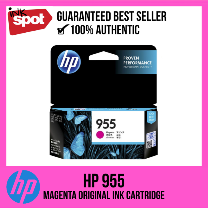 HP 955 Magenta Original Ink Cartridge (L0S54AA) | Lazada PH
