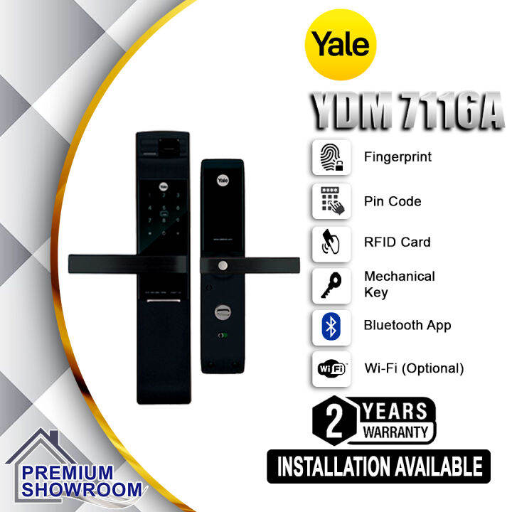 YALE YDM7116A Smart Door Lock | Lazada