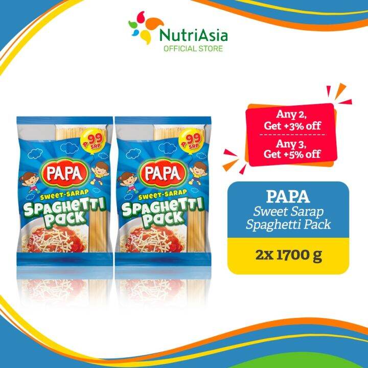 Hot rq3qwd Papa Sweet-Sarap Spaghetti Pack Bundle of 2 | Lazada PH