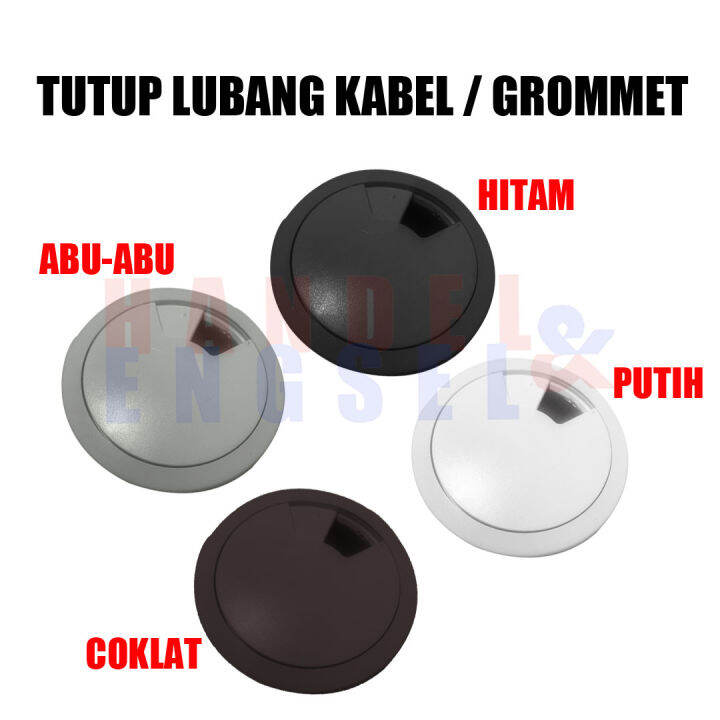 Tutup Lubang Kabel Bulat Plastik / Grommet Cable Kabel / Jalur Kabel Meja | Lazada Indonesia