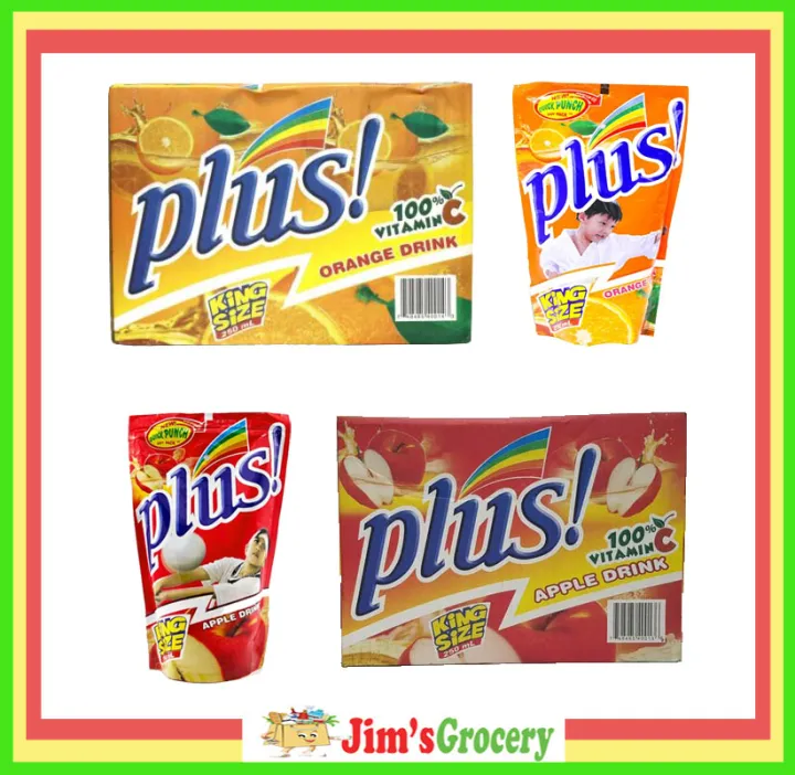 Jims Plus king size orange/apple flavors 250mlx10's (1pack) | Lazada PH