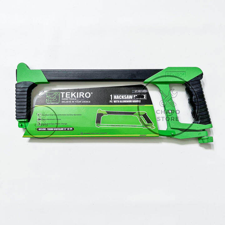 tekiro gergaji graji geraji besi 12" inch gergaji besi hecksaw | Lazada ...