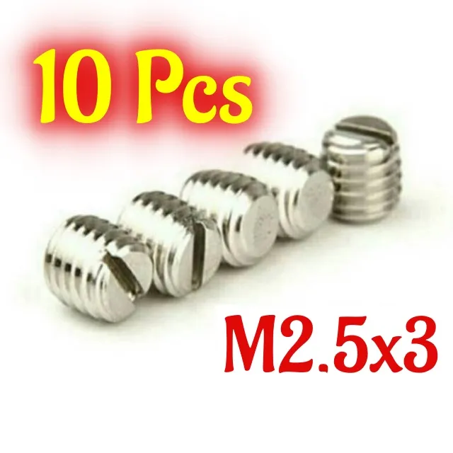 10pcs Baut Tanam min rda M2.5x3 minus stainless steel M2.5 sus304 ...