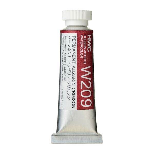 Permanent alizarin crimson W009/W209 Series C ขนาด 5ml/15ml สีน้ำ โฮลเ ...