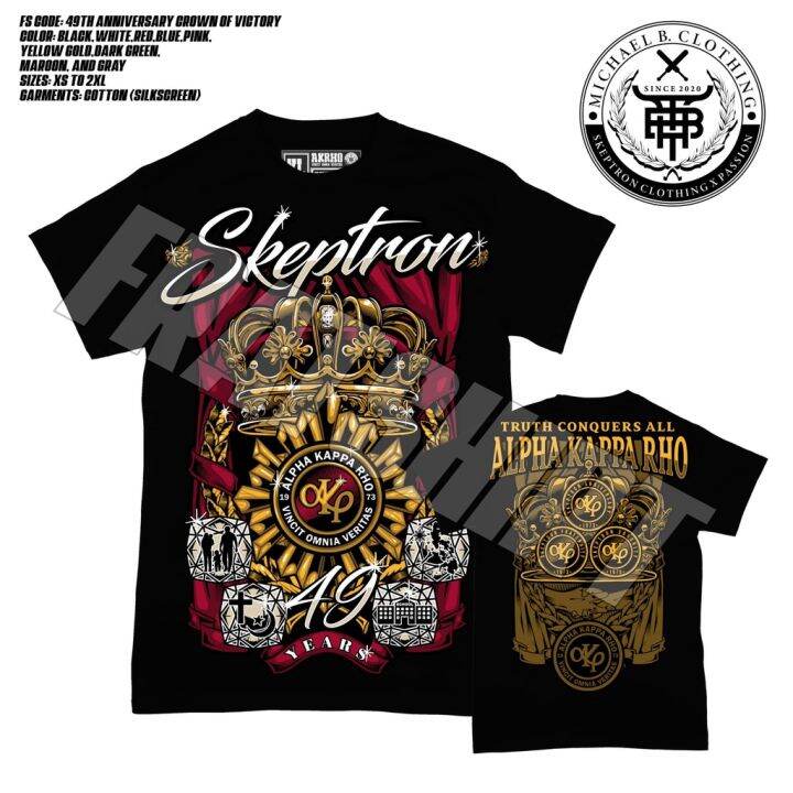 49th ANNIVERSARY AKP Alpha Kappa Rho Frat Shirt Full Sublimation Skeptron Frat 3D All Over Print ...