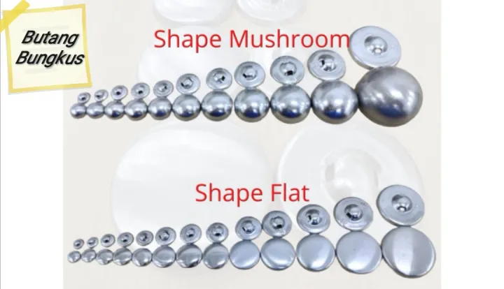 JAPAN BUTANG BUNGKUS / BUTTON WRAP - BUTANG KAIN BUTANG BALUT - FLAT ...