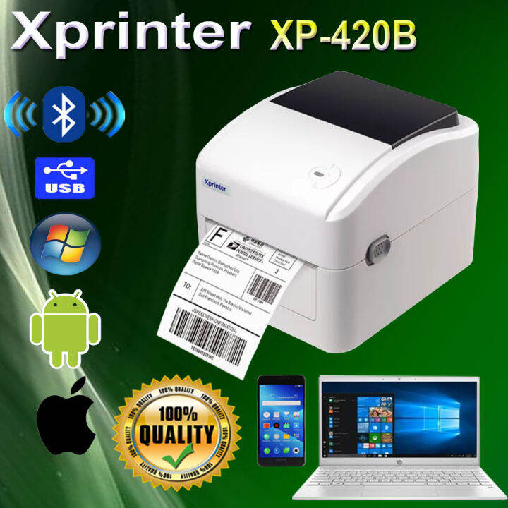 PRINTER THERMAL XPRINTER XP-420B TERMAL LEBEL LABEL BARCODE XPRINTER XP-420B PRINTER RESI ...