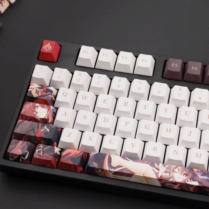 Genshin Impact Hutao Keqing General Thunder Keycap Cherry profile Theme ...