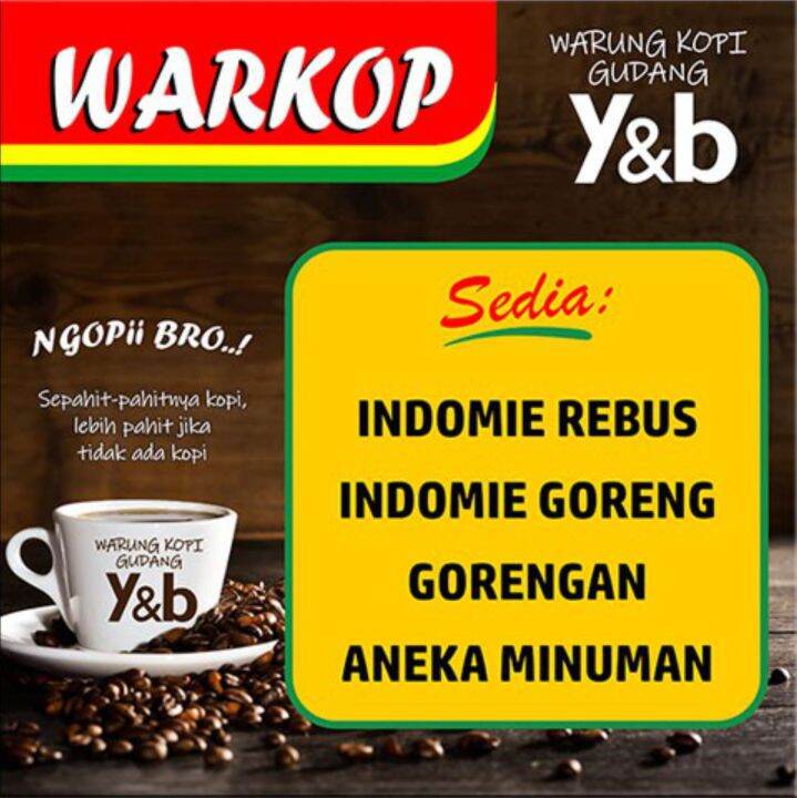 Banner Warkop/ Spanduk Warkop | Lazada Indonesia