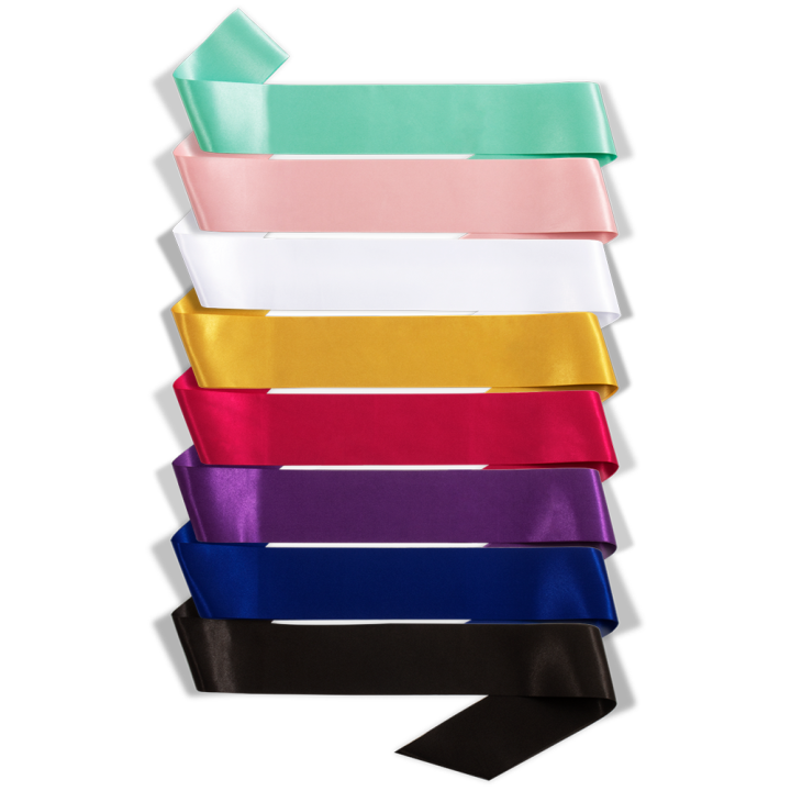 PACK of 10 PCS Blank Satin Sash Plain Sash Make Your Own DIY Sash 8cm ...