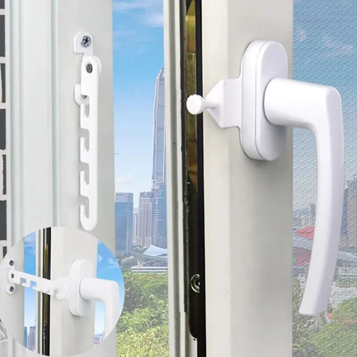 PTWVHY Lock with Screws Wind Brace Ventilation for Kids Safety Casement ...