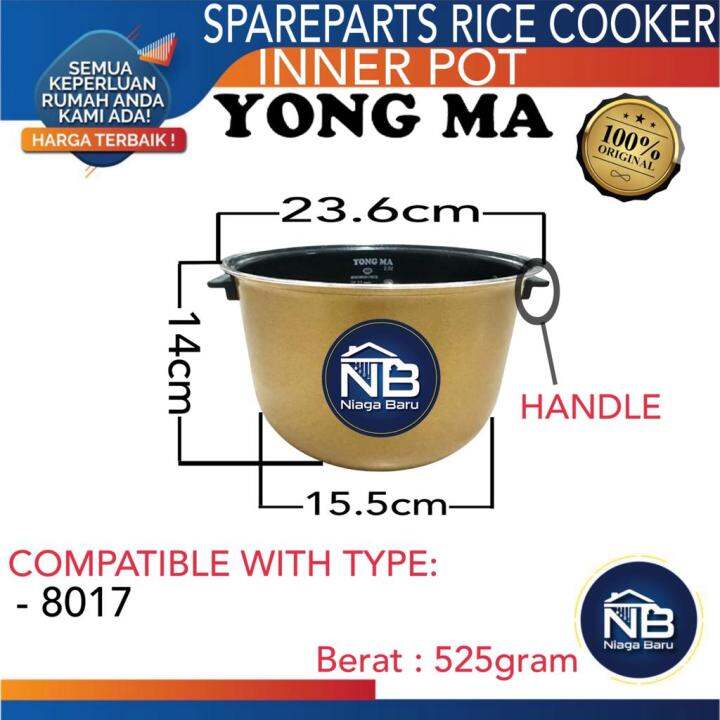 Panci Magic Com Yongma SMC 8017 / Inner Pot Yong Ma 2 Liter (WING) | Lazada Indonesia