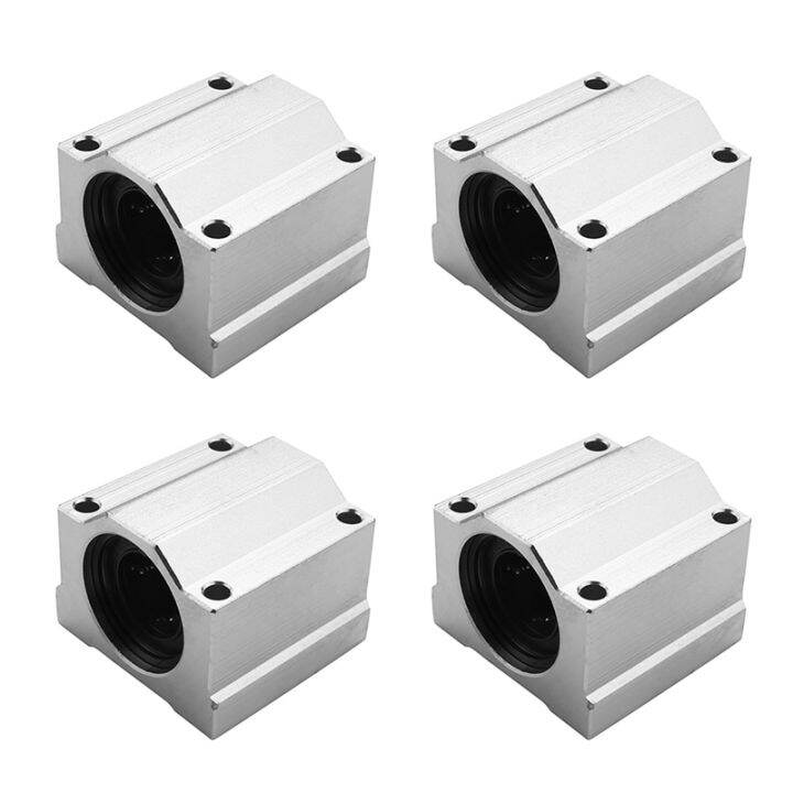16 Pcs SC20UU 20mm Aluminum Linear Motion Ball Bearing Slide Bushing ...