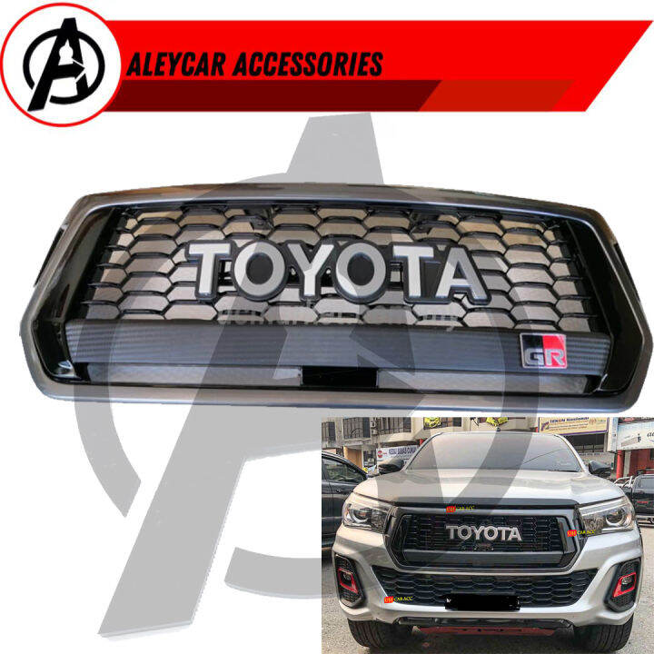 Toyota Hilux Revo rocco 2017-2020 GR Sport Front Grill hilux Front ...