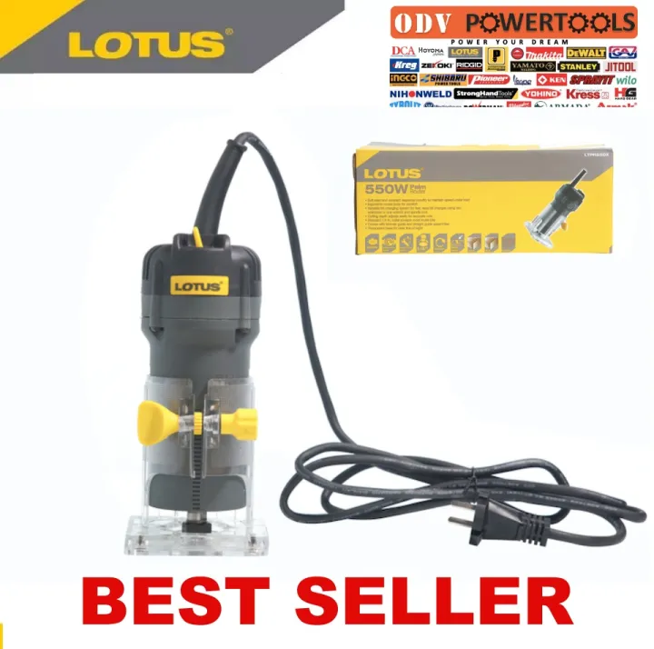 Lotus 1/4 inches 550W Trimmer/Palm Router (LTPR550X) ~ ODV POWERTOOLS ...