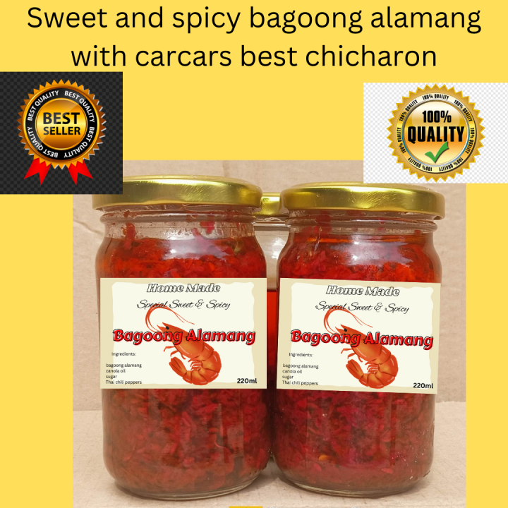 Special Sweet and spicy Bagoong Alamang with chicharon from carcar cebu ...