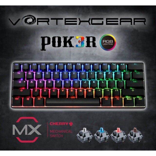 Vortexgear Poker RGB Mechanical Keyboard ไม่มีประกัน | Lazada.co.th