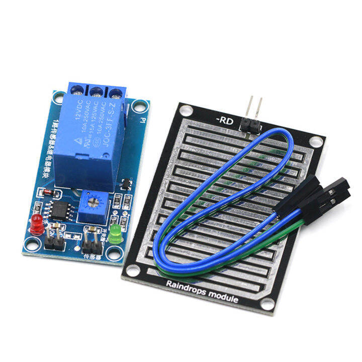 FStar 12V เซนเซอร์น้ำฝนอัตโนมัติป้องกันการเกิดสนิมรีเลย์โมดูลควบคุมฝนตก ...
