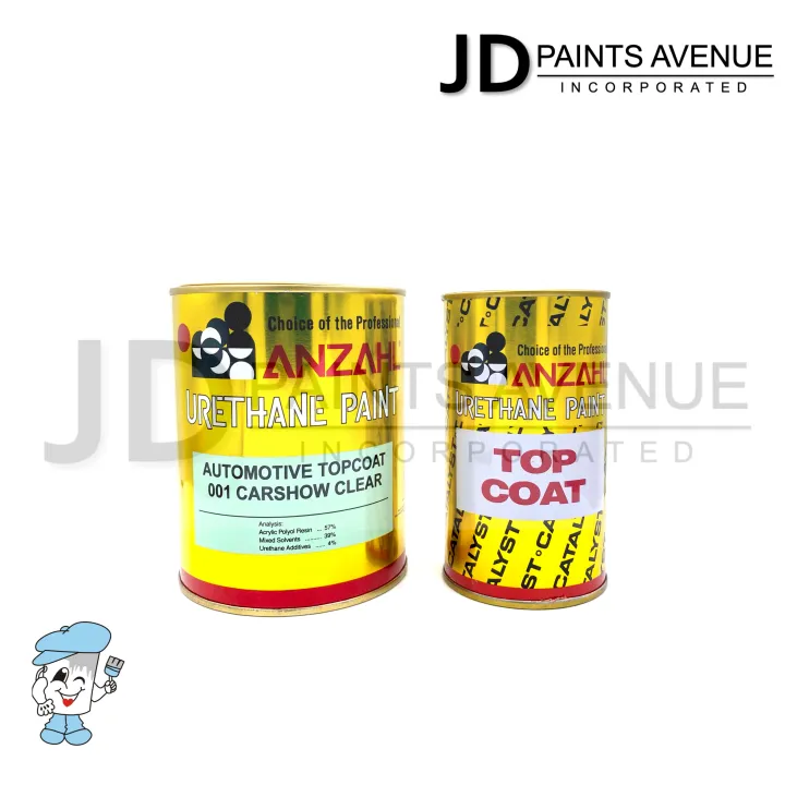 Anzahl Urethane Automotive Topcoat Carshow Clear w/ catalyst | Lazada PH
